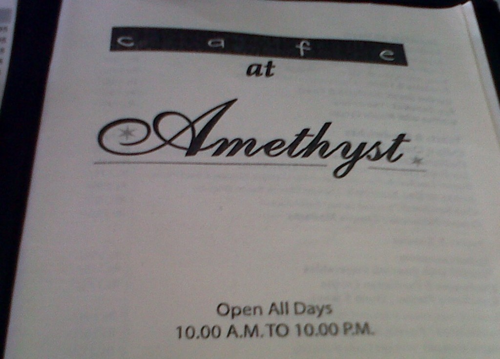 Amethyst Restaurant in Chennai – Amazing Greenery – You Know Who Blogs